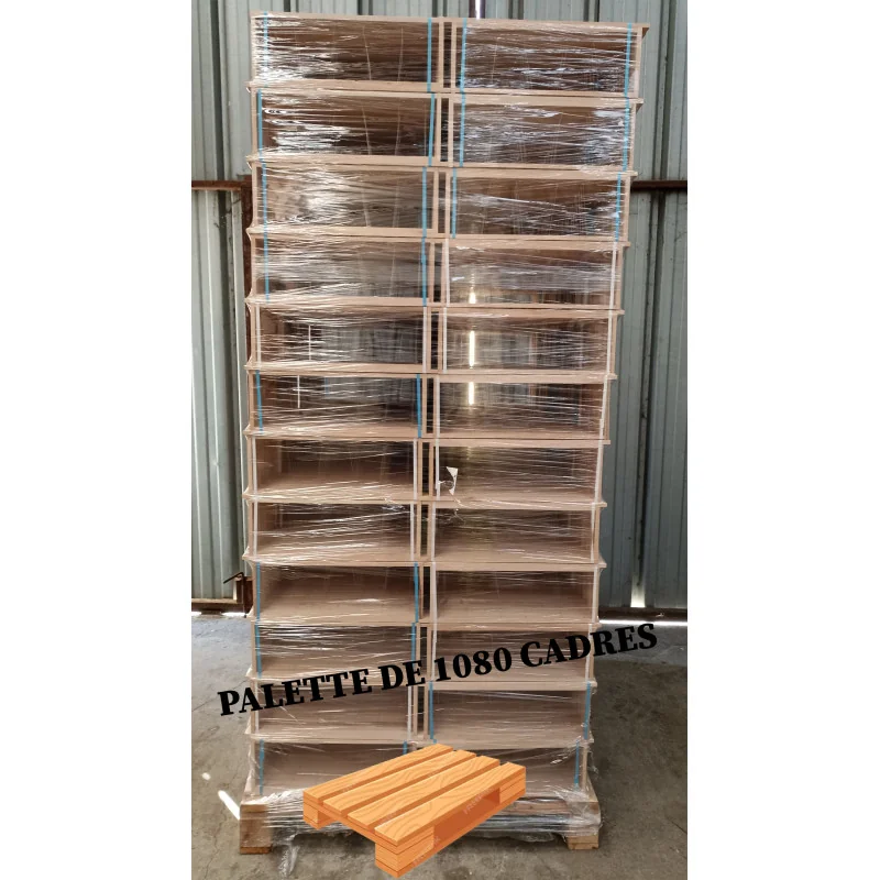 Cadre Dadant Filé Verticale ECO DDT Hausse/ palette | Cadres Dadant